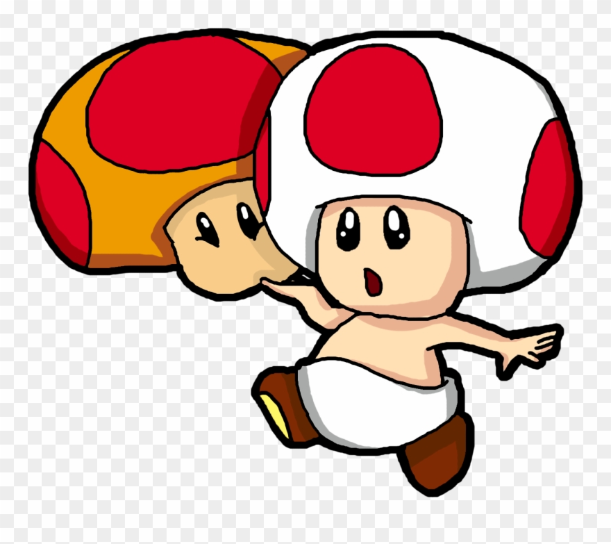 Person Clipart Dizzy - Super Mario Baby Toad - Png Download (#4154184 ...