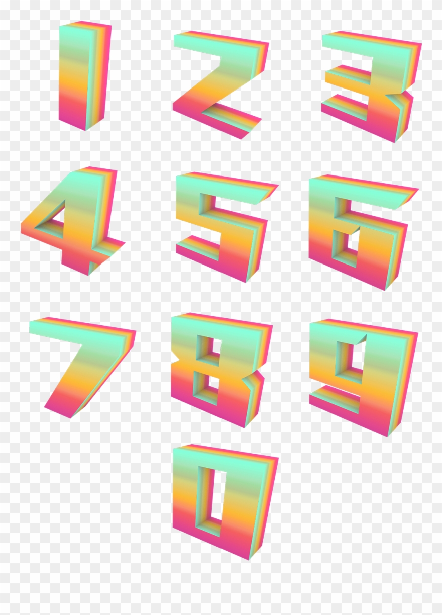 Download 5d Stereo Digital Word Art Png And Psd - Graphic Design ...