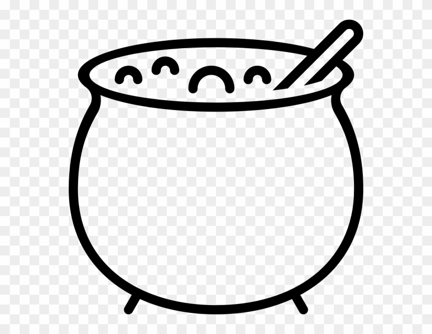 Cauldron Outline Png Clipart (#4169745) - PinClipart