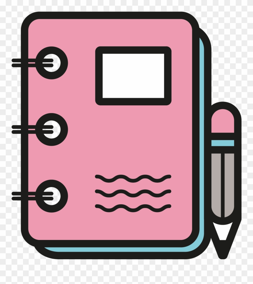 Notebook Square Clipart (#4173692) - PinClipart