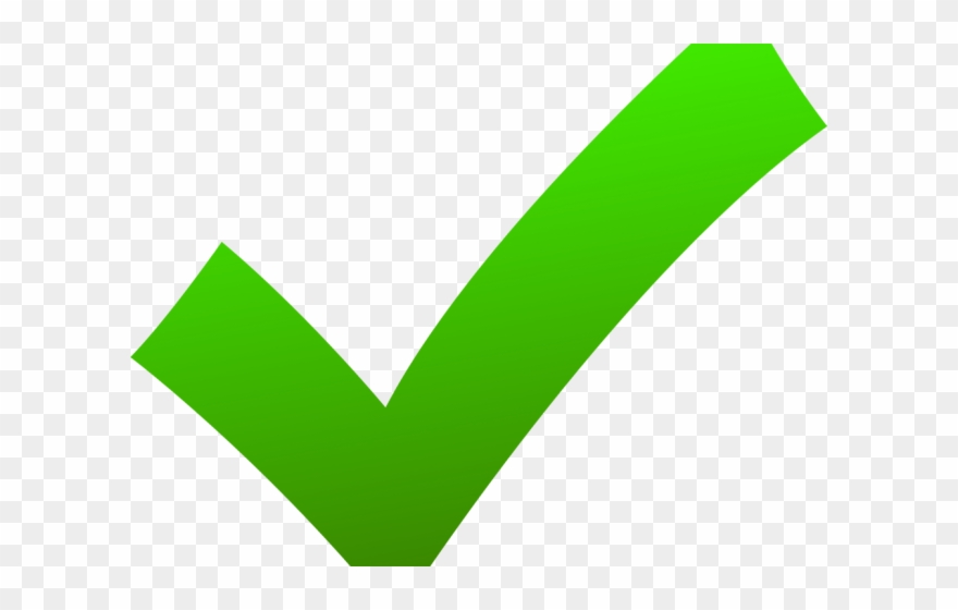 Download Green Tick Clipart Transparent Background - Very Good Sign ...