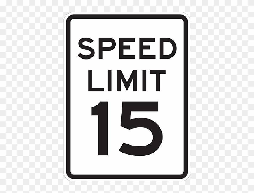 Speed Png Transparent Images - Speed Limit Sign Clipart (#4185748 ...