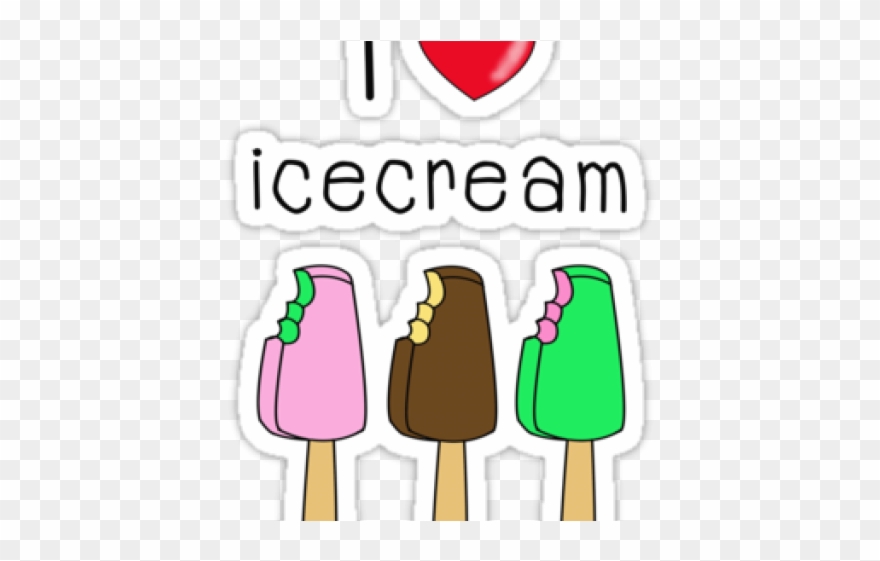 Ice Cream Clipart Group - Love Ice Cream Png Transparent Png (#4193984 ...