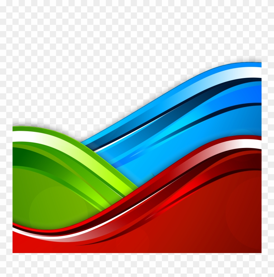 Download Blue Color Curve Rgb Vector Model Clipart - Red Background ...