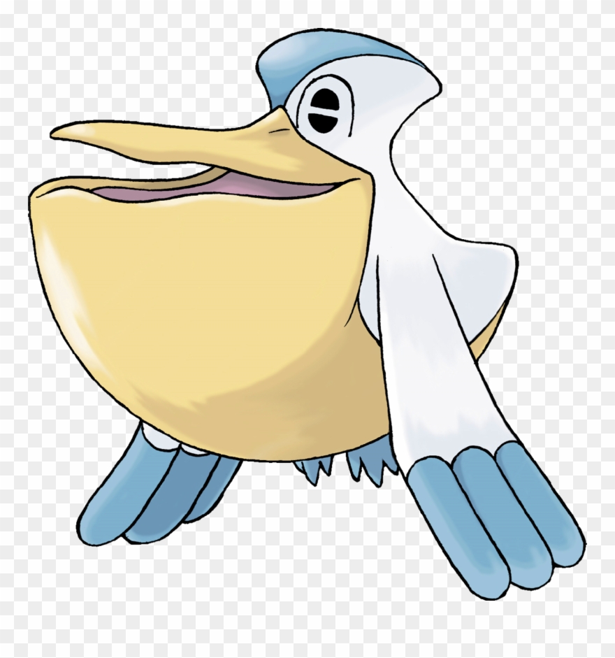 Pelipper Sugimori Artwork - Pokemon Pelipper Clipart (#421294) - PinClipart