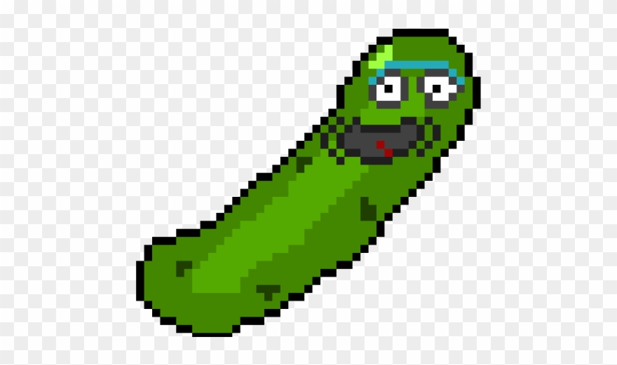 Download Pickle Clipart Pixel Art - Pickle Rick Pixel Art - Png ...