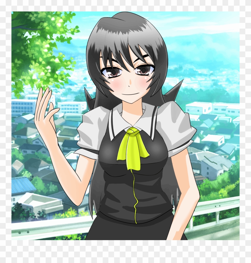 Clipart Royalty Free Stock Anonymous Drawing Girl - Anime Girl Black ...