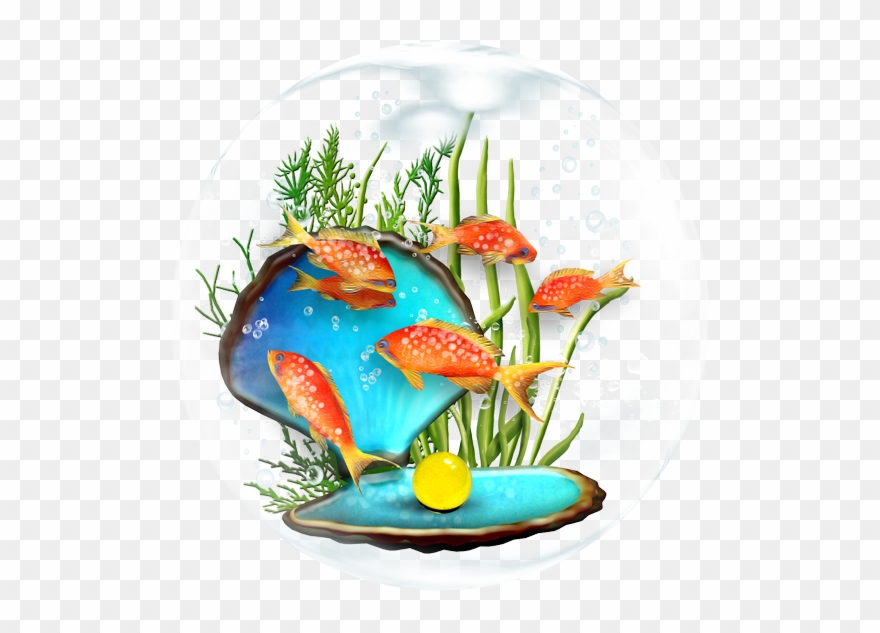Download Fish Bowl Png-clipart - Морское Дно Пнг Transparent Png ...