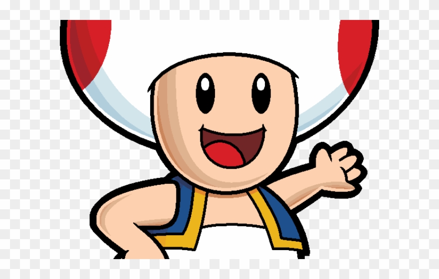 Drawn Mario Scooby Doo - Dibujos Para Colorear De Toad Clipart ...