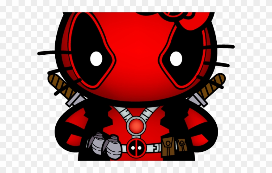 Deadpool Clipart Dead Pool - Hello Kitty Deadpool - Png Download ...
