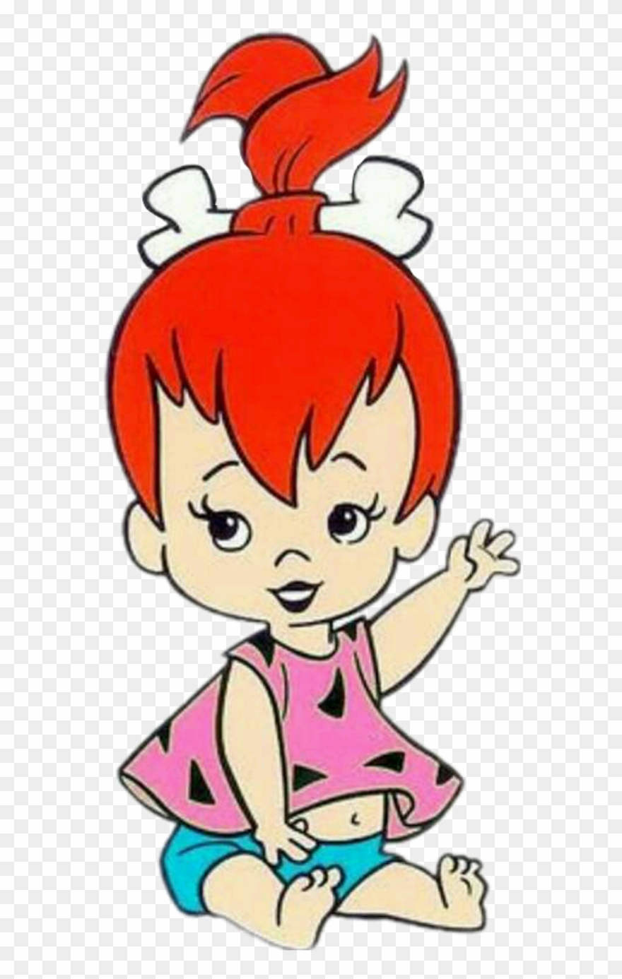 Download Pebbles Sticker - Pebbles Flintstones Png Clipart (#4235848 ...