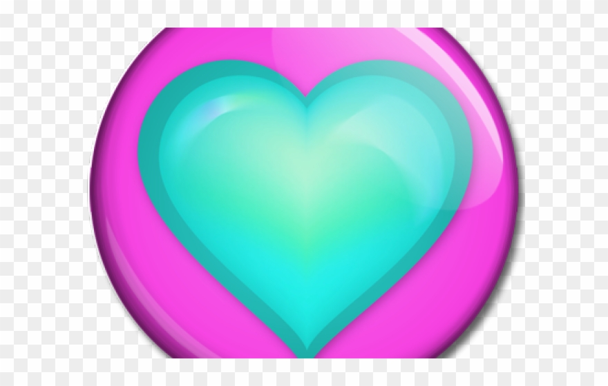 Turquoise Clipart Turquoise Heart - Heart - Png Download (#4247046 ...