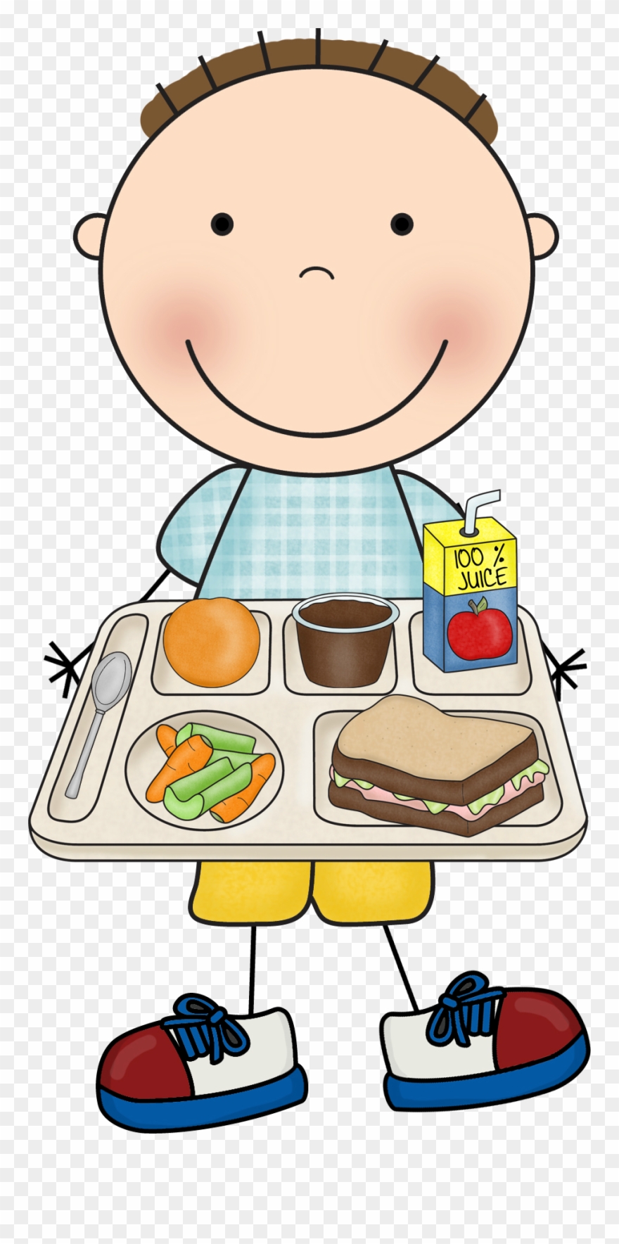 For Parents Image Of Lunch Kid - Lunch At School Clipart - Png Download ...