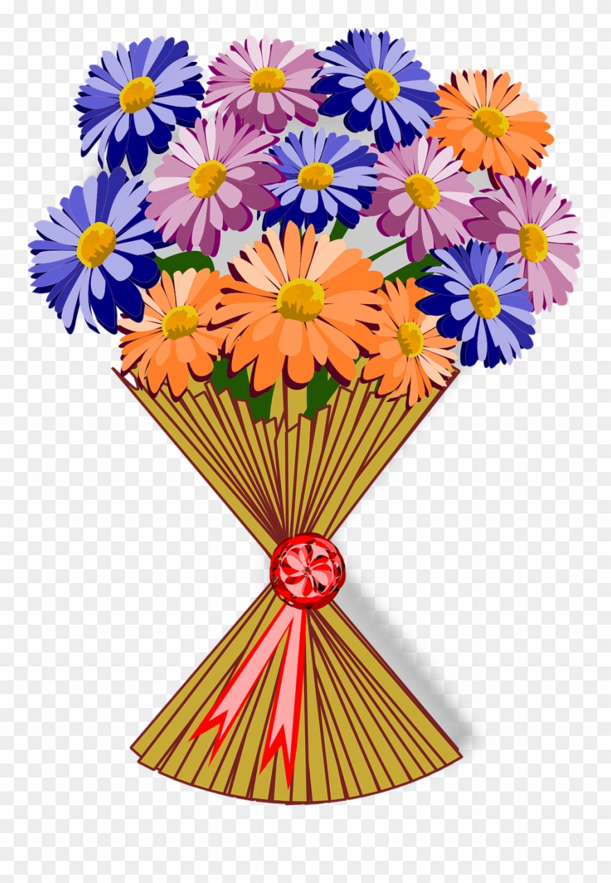 Download Bouquet,clip - Rangkaian Bunga Vektor Png Transparent Png ...