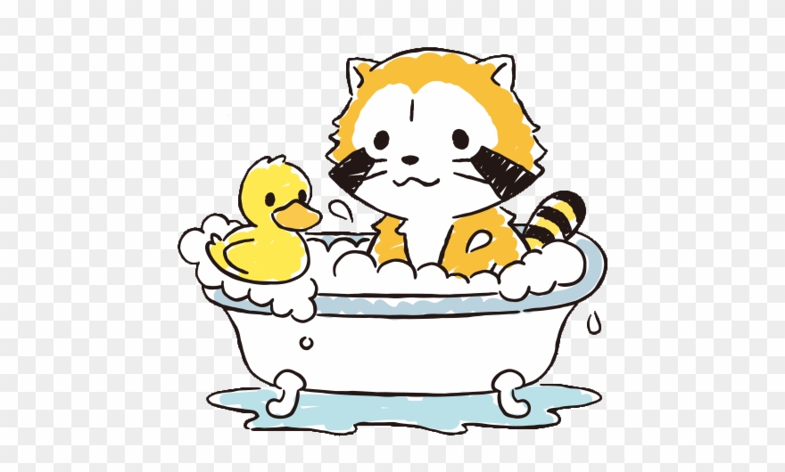 Download #rascal #puchi #redpanda #duck #watercolor #handpainted ...