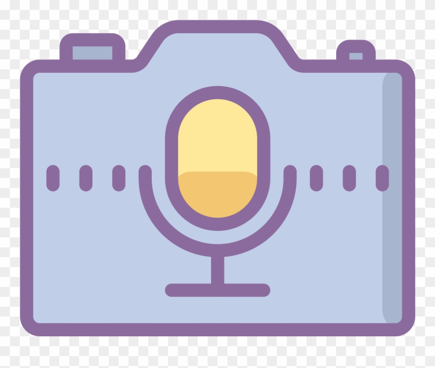 Camera Microphone Icon - Камеры На Прозрачном Фоне Clipart (#442687 ...