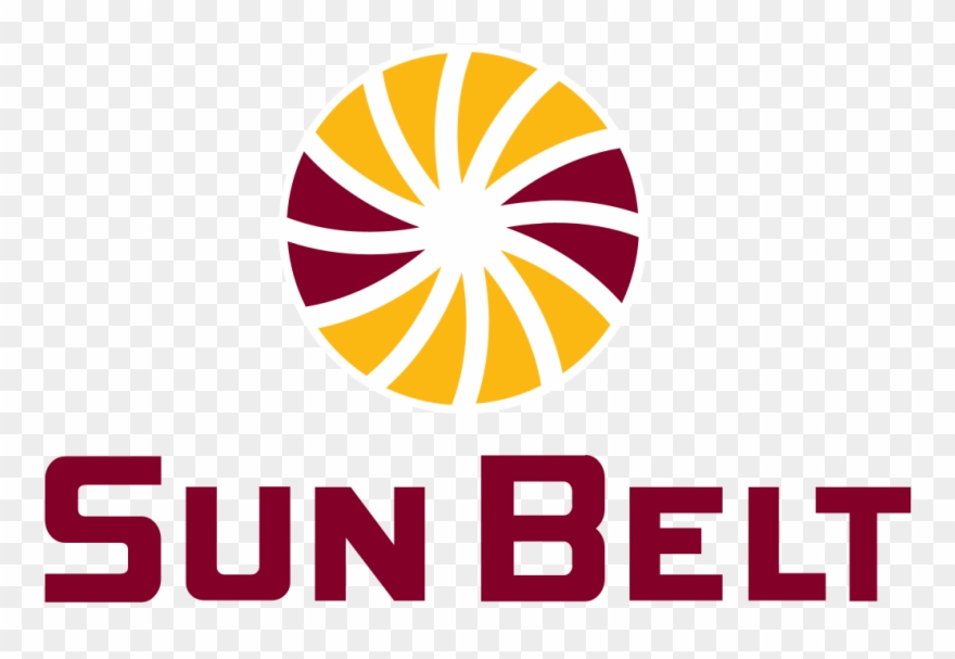 Sun Belt Logo In Louisiana Monroe Colors - Sun Belt Conference Clipart ...