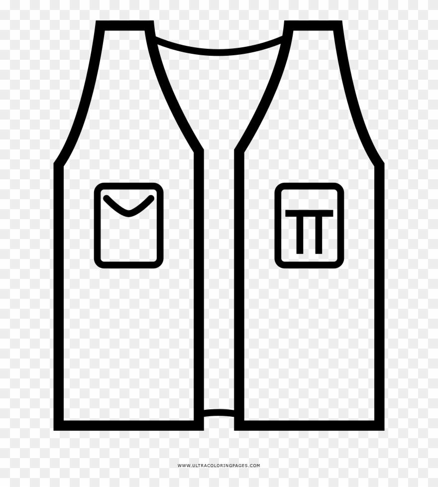 Vest Coloring Page Clipart (#4478614) - PinClipart