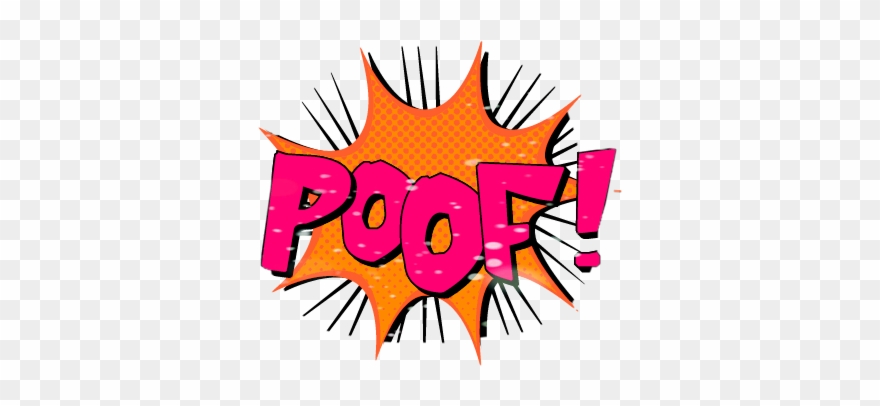 Poof Sticker - Cartoon Explosion Clipart (#4511861) - PinClipart