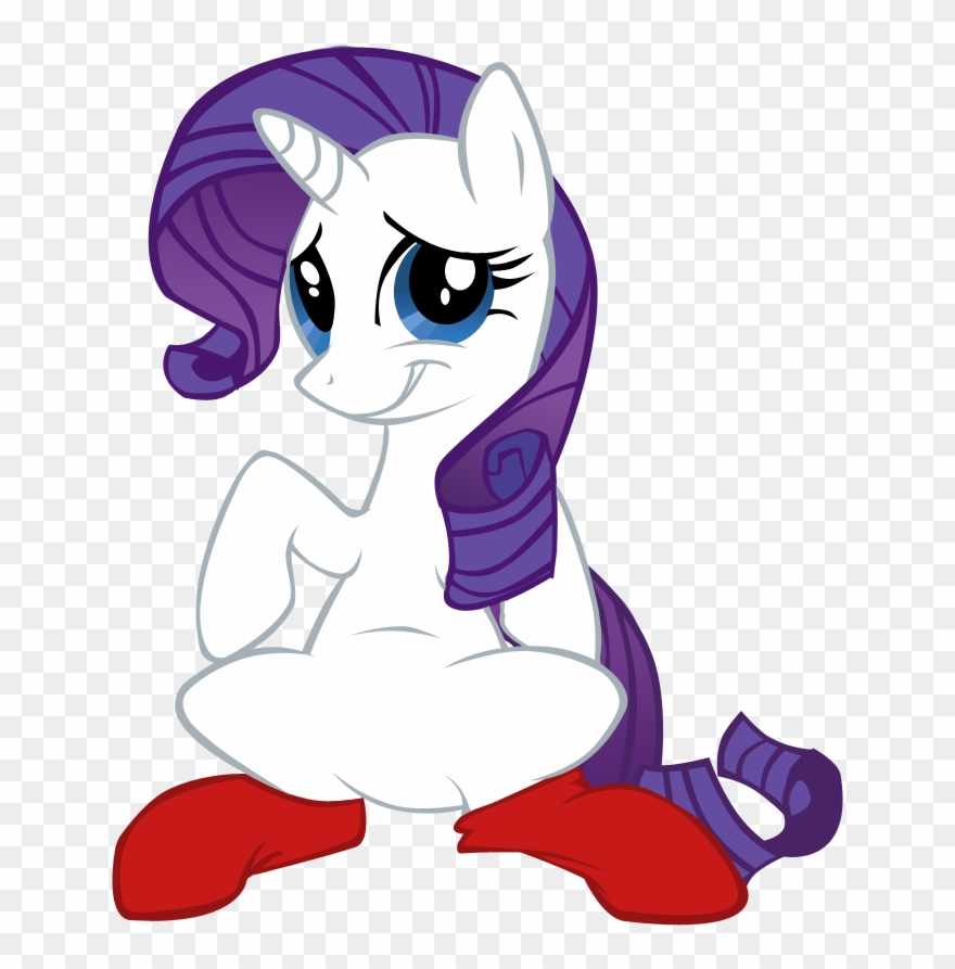 Artist Polar Pixel - Mlp Rarity Socks Clipart (#4520200) - PinClipart