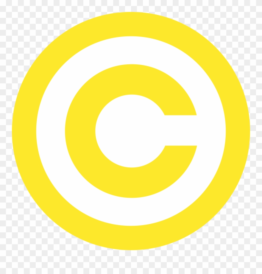 Download Copyright C Png - Copyright Yellow Clipart (#4550775) - PinClipart