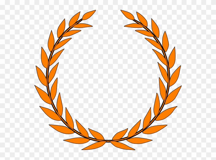 Akiko Olive Wreath Orange Clip Art - Roman Symbol For Peace - Png ...