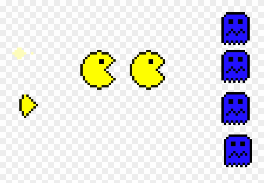 Pacman Sprite Png - Smiley Clipart (#4594107) - PinClipart