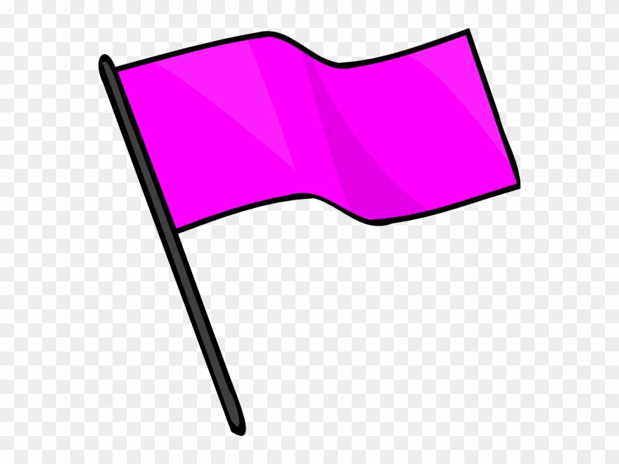Pink Flag Clipart Png Transparent Png (#460041) - PinClipart