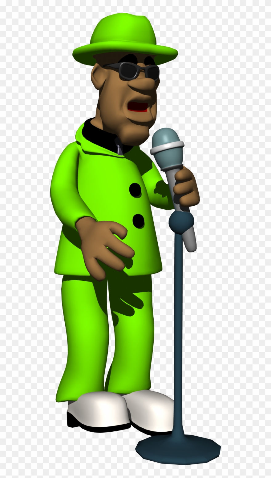 Singing Clipart Rock Singer - Singer Animation - Png Download (#461508 ...
