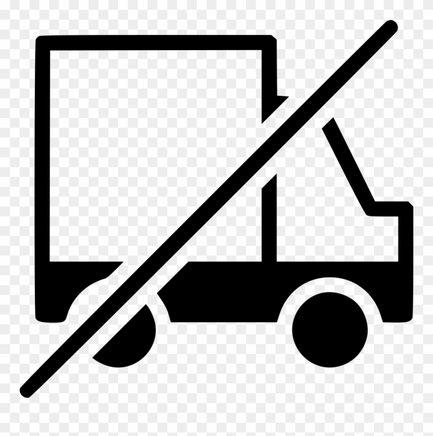 Download No Shipping Delivery Truck Vehicle Transport Svg Png - No ...