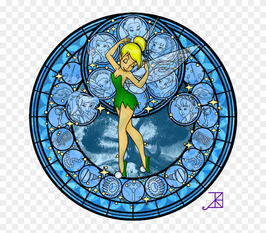 Disney Princess Images Tinkerbell Stained Glass Hd - Stained Glass ...