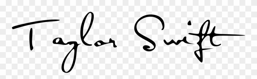 Download File - Taylorswift Signature - Svg - Taylor Swift Signature ...