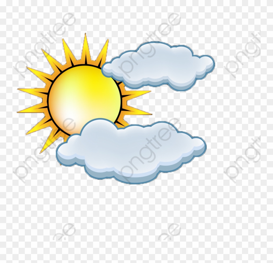 Sun Clouds Weather Icon Shower Clipart Weather Symbol - Icon - Png ...