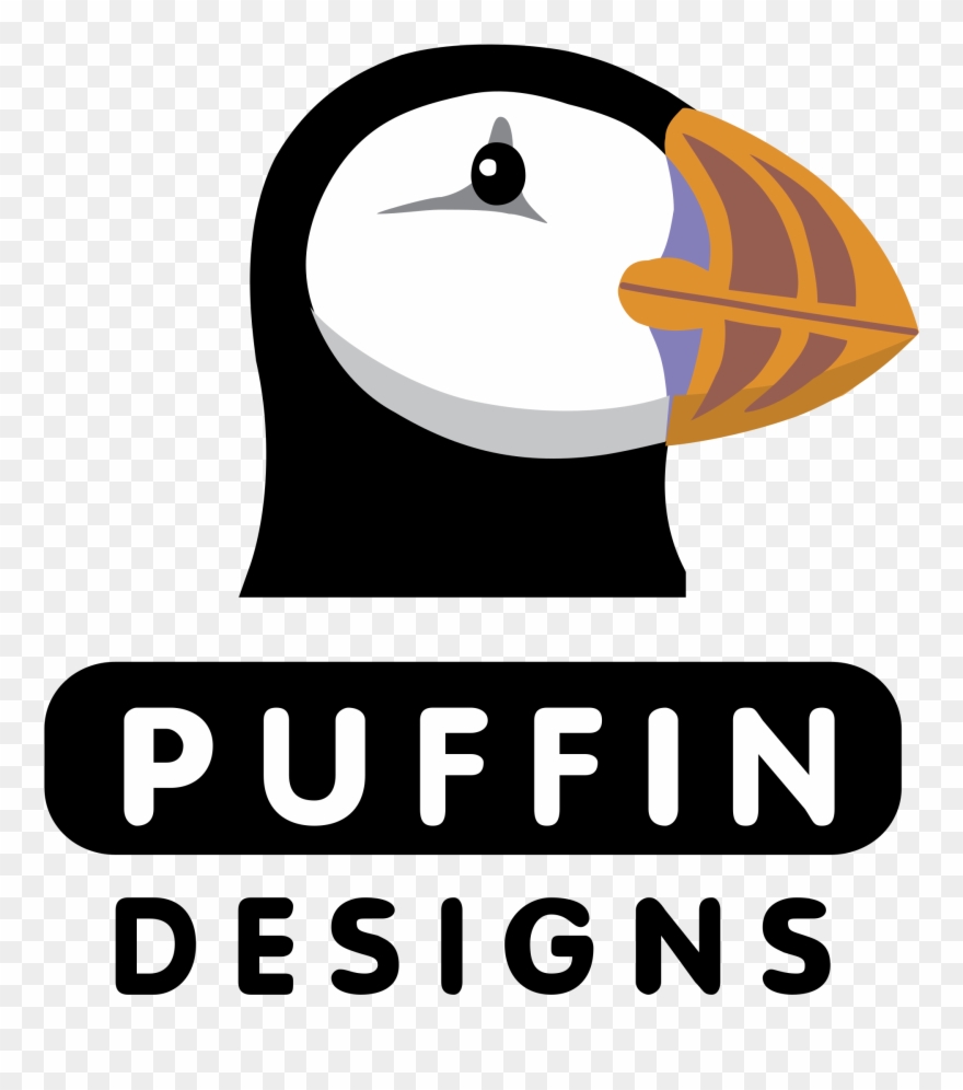 Download Puffin Designs Logo Png Transparent - Puffin Clipart (#4888074 ...