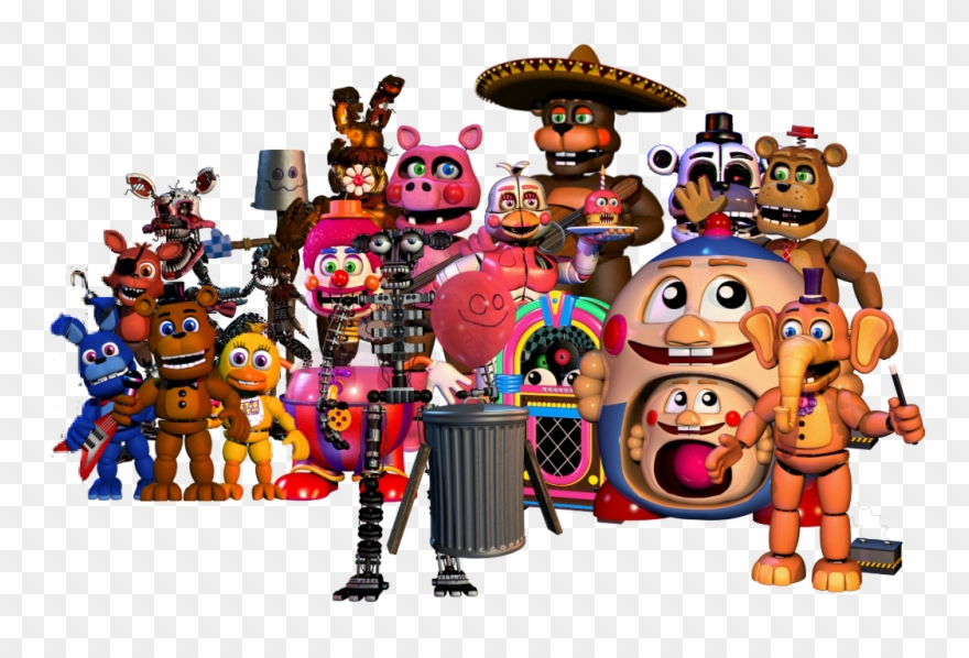 Fnaf Sticker - Cartoon Clipart (#4888539) - PinClipart