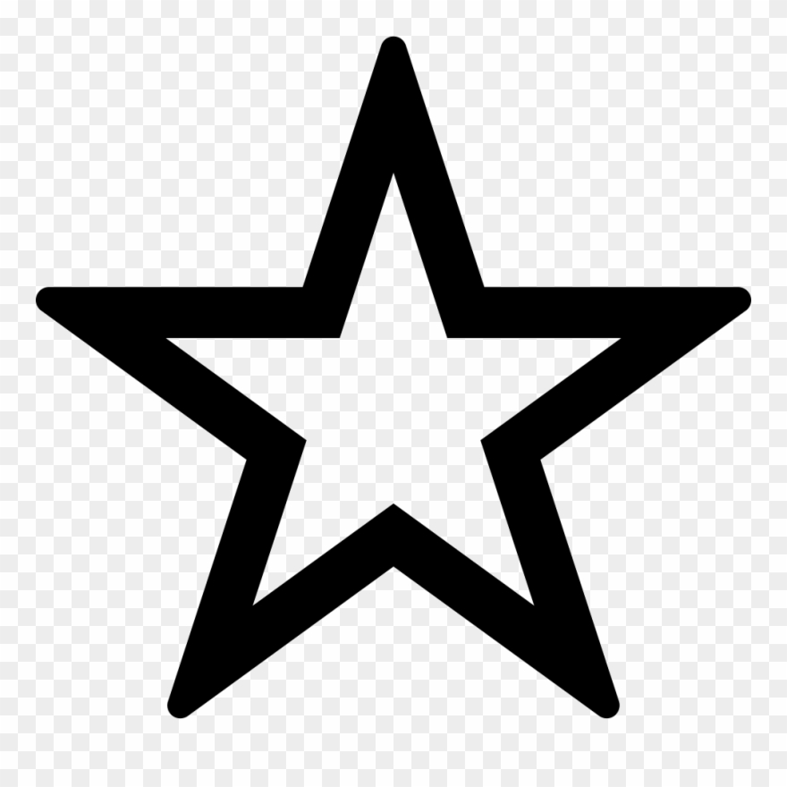 Stars Icon Png - Open Star Clipart (#4889685) - PinClipart