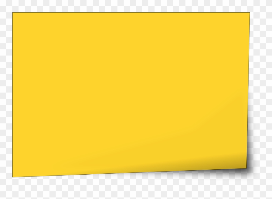 Download Blank Post It Note Png - Yellow Colour Clipart (#4890801 ...