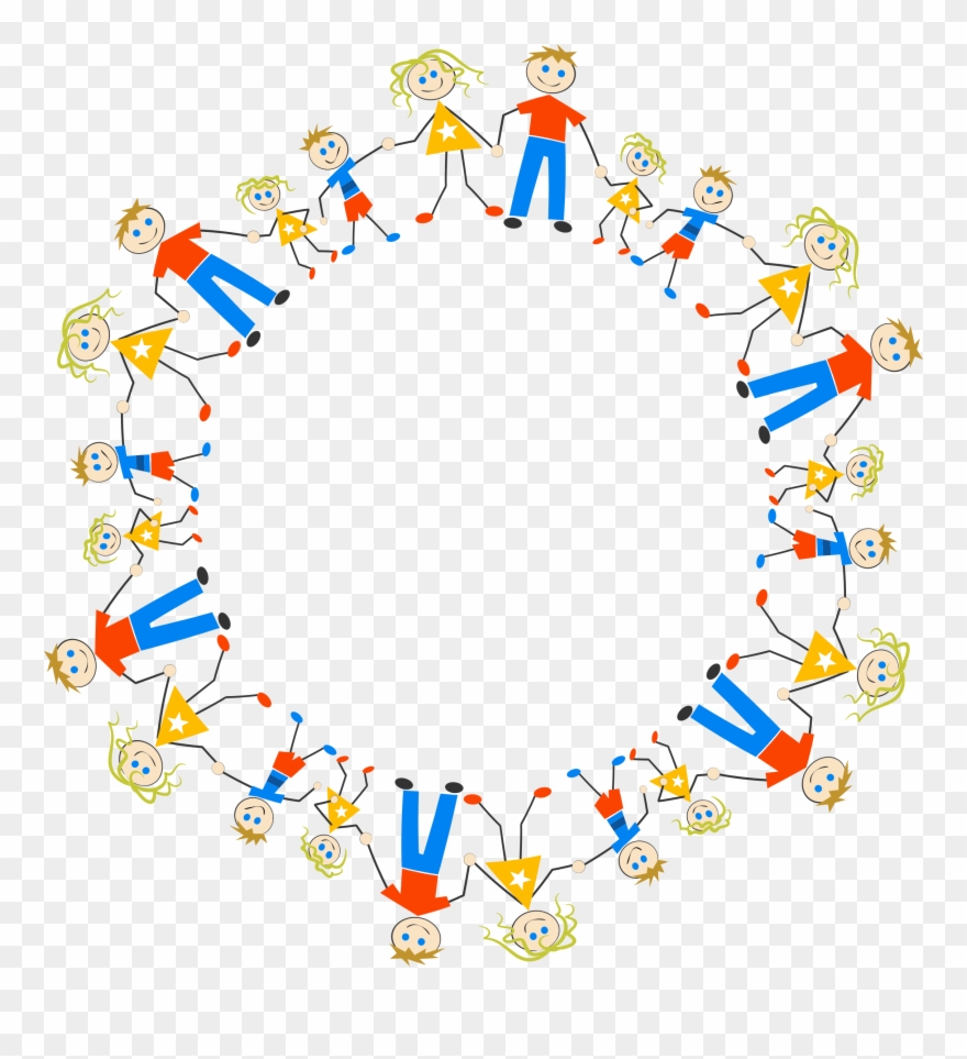 Download Big Image - Stick Figures In A Circle Clipart (#491356 ...