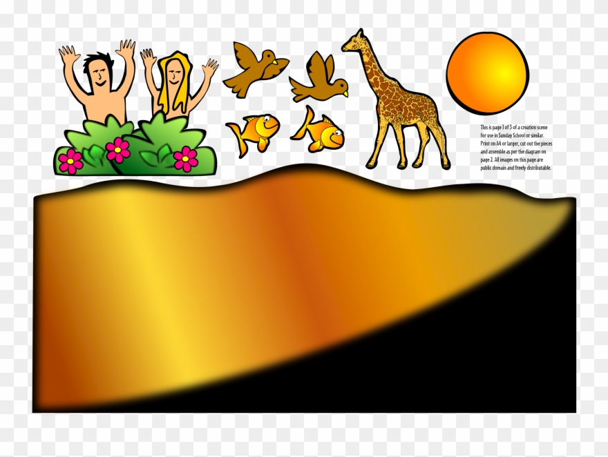 Big Image - Adam And Eve Cartoon Clipart (#496243) - PinClipart