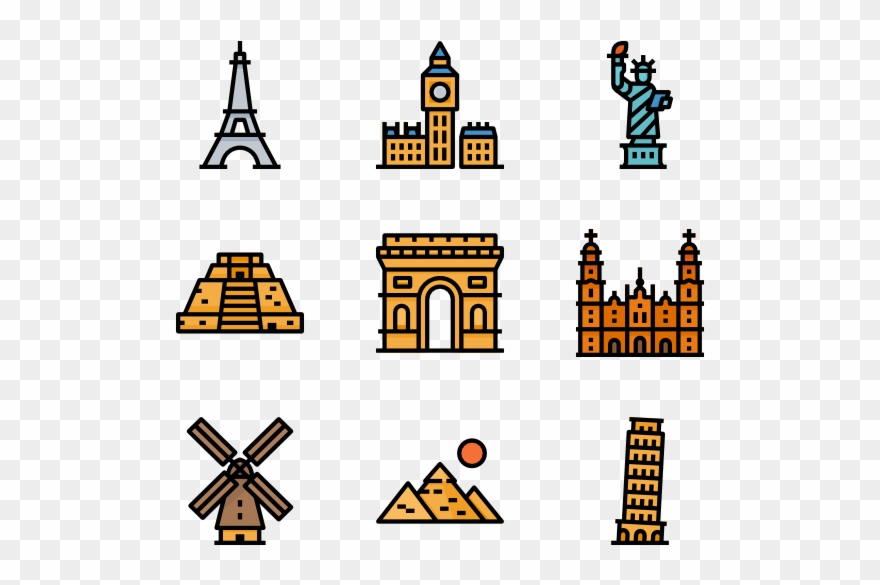 Landmarks - Paris Icon Png Clipart (#496977) - PinClipart