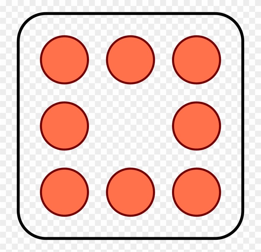 File - Dice-8a - Svg - Wikimedia Commons - Dice 5 Clipart (#497625 ...