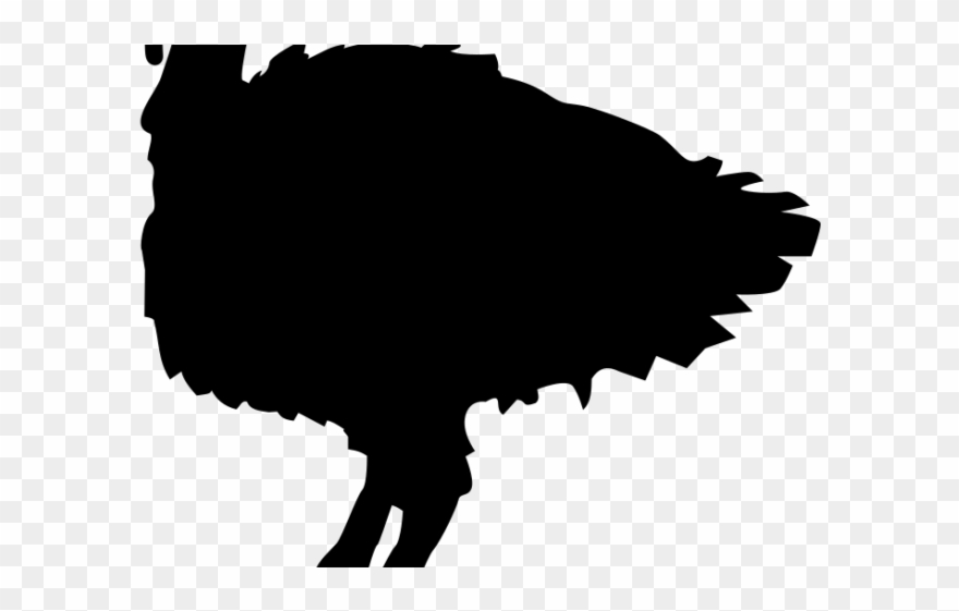 Shadows Clipart Turkey - Black And White Transparent Turkey - Png ...