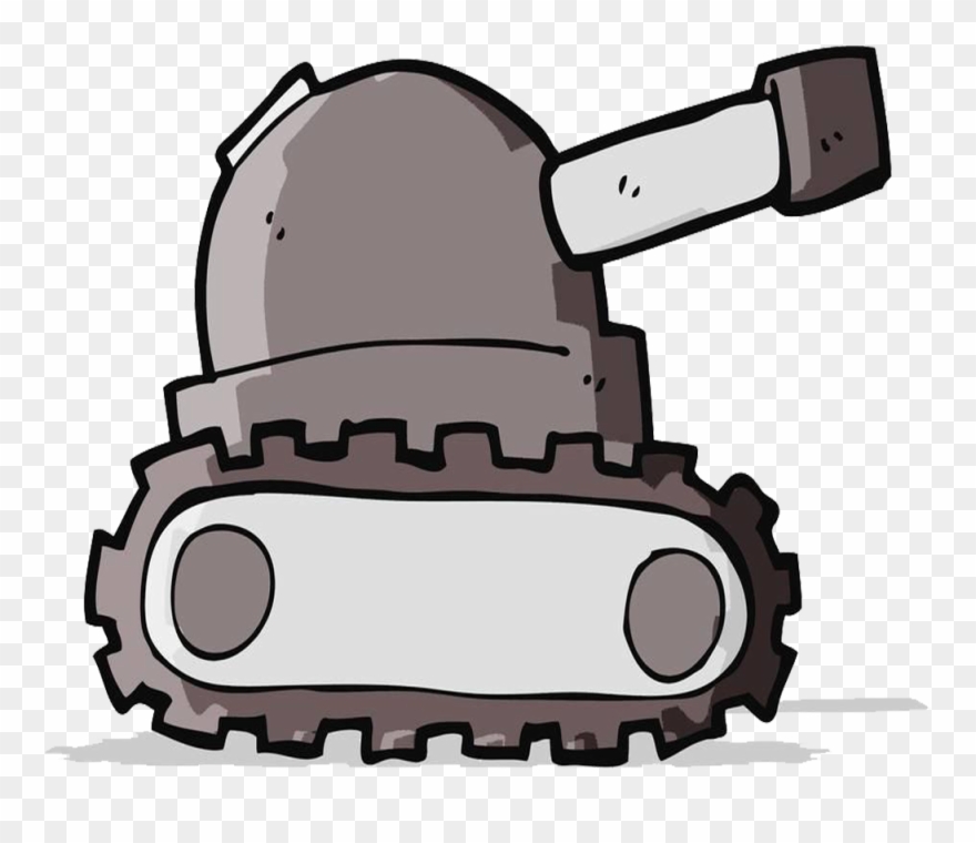 Tank Photography Clip Art - Side View Cartoon Tank - Png Download ...