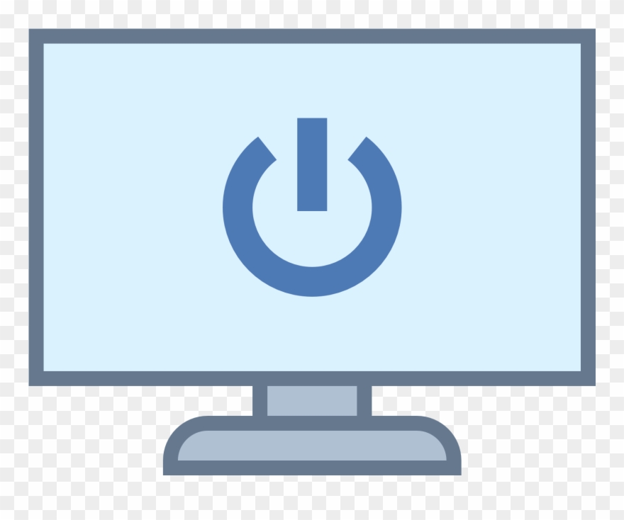 Monitor Icon With Text Clipart (#4920856) - PinClipart