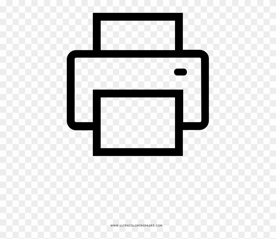 Printer Coloring Page - Blue Fax Icon Clipart (#4927617) - PinClipart