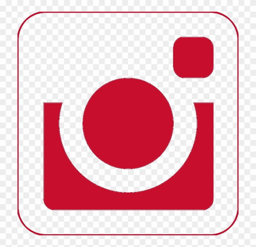 Facebook Red , Instagram Red - Circle Clipart (#4927641) - PinClipart