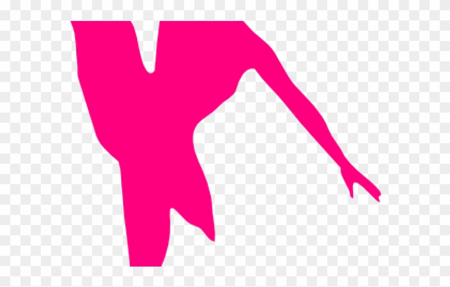 Pink Clipart Dancer - Ballet Dancer Silhouette - Png Download (#4941176 ...