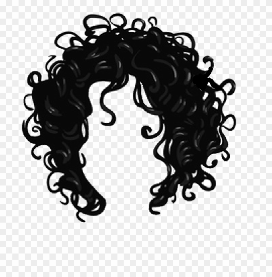 Download Curly Hair Logo Png Clipart (#4954680) - PinClipart