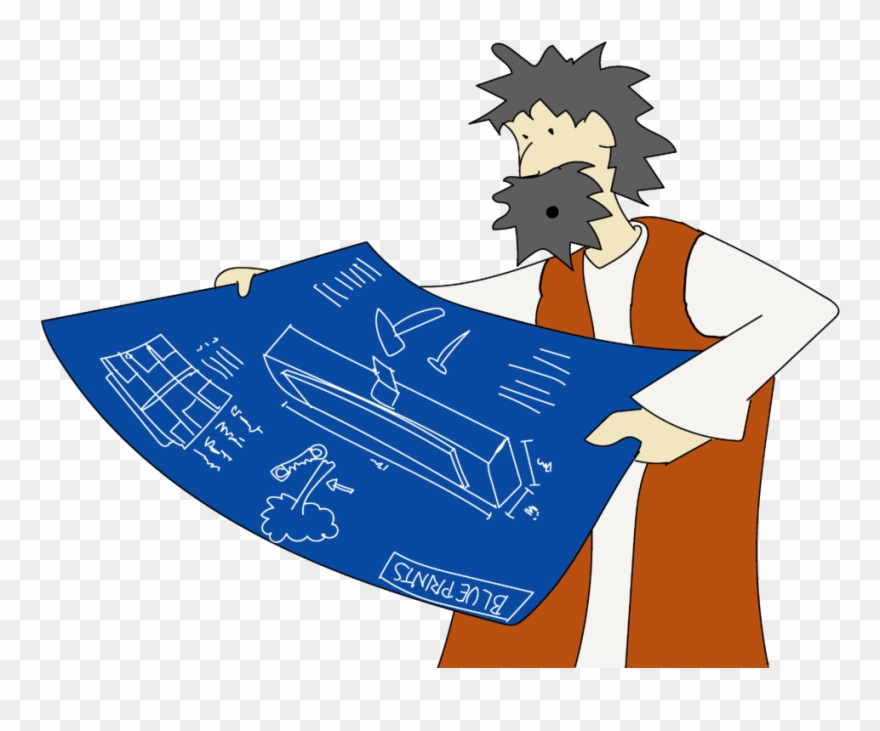 God Told Noah To Build A Giant Ark - Cartoon Clipart (#4989248 ...