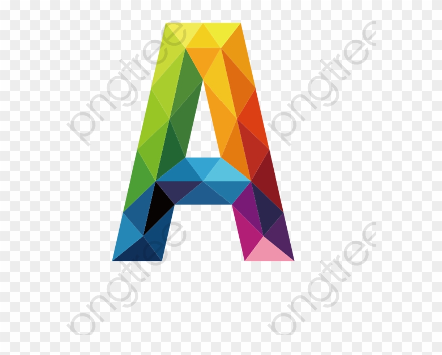 Colorful Letters A - Colourful Letter A Png Clipart (#4995324) - PinClipart